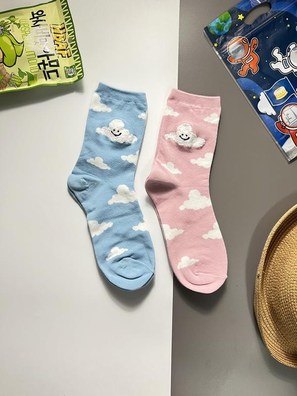 Korean Socks - Cloud Scattered Socks - Iconic Socks - TikTok Shop ...