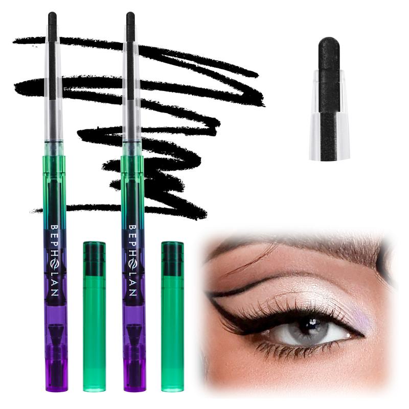 BEPHOLAN Black Eyeliner Waterproof Gel Eyeliner Pencil Waterline ...