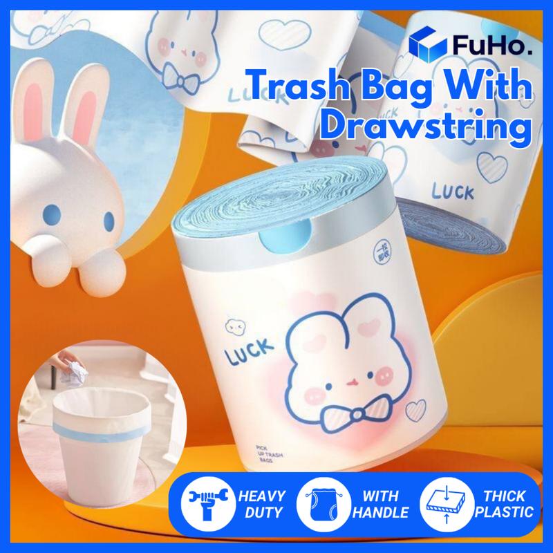READY STOCK Fuho 50pcs Trash Bag | Heavy Duty Trash Bag | Dustin ...