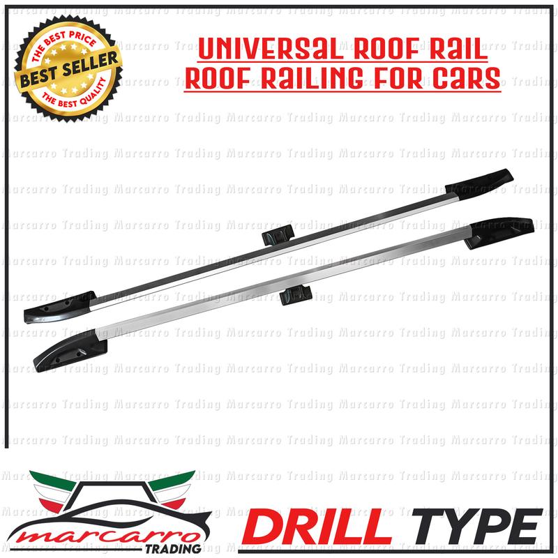 Universal Roof Rail / Roof Railing for Cars Silver (Aluminum) - TikTok ...
