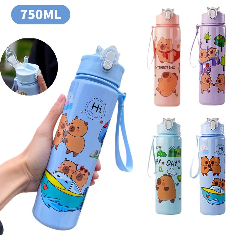 Botol Air Kartun Capybara, Kapasiti 750ML, Reka Bentuk Comel - TikTok ...