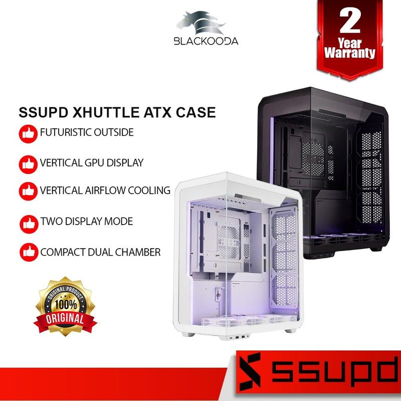 SSUPD Xhuttle Dual Chamber ATX Case - TikTok Shop Malaysia
