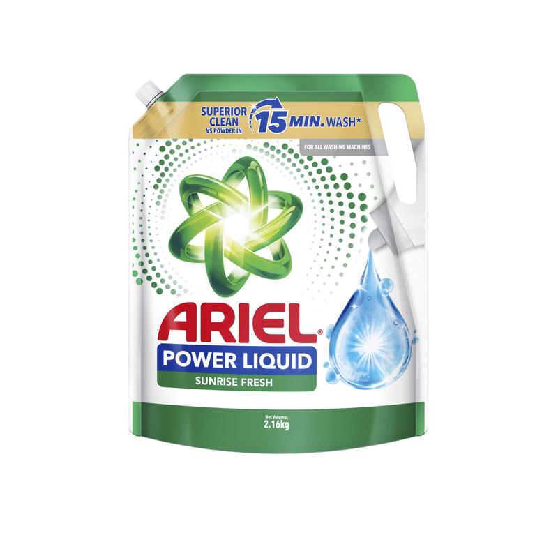 Ariel Sunrise Fresh Liquid Laundry Detergent 2.16kg Refill Household ...