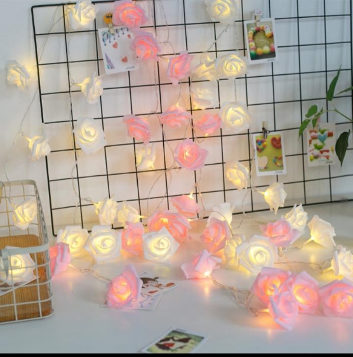 Lampu Bunga Mawar Spon LED 2,5 Meter Tumblr Rambat Rose Ligh - Shop ...