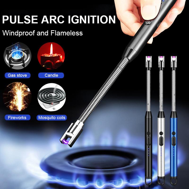 Lighter Rechargeable Electric Candle Lighter Arc Lighter Windproof ...