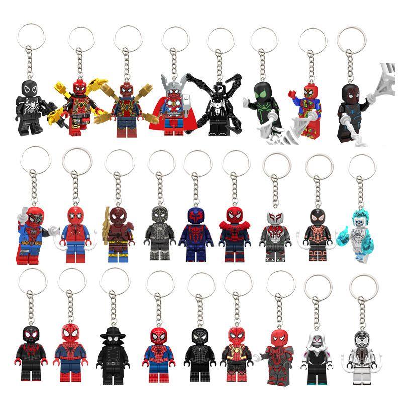 Minifigure Blok Bangunan Miles Spider-Man, Rantai Kunci Gwen - TikTok ...