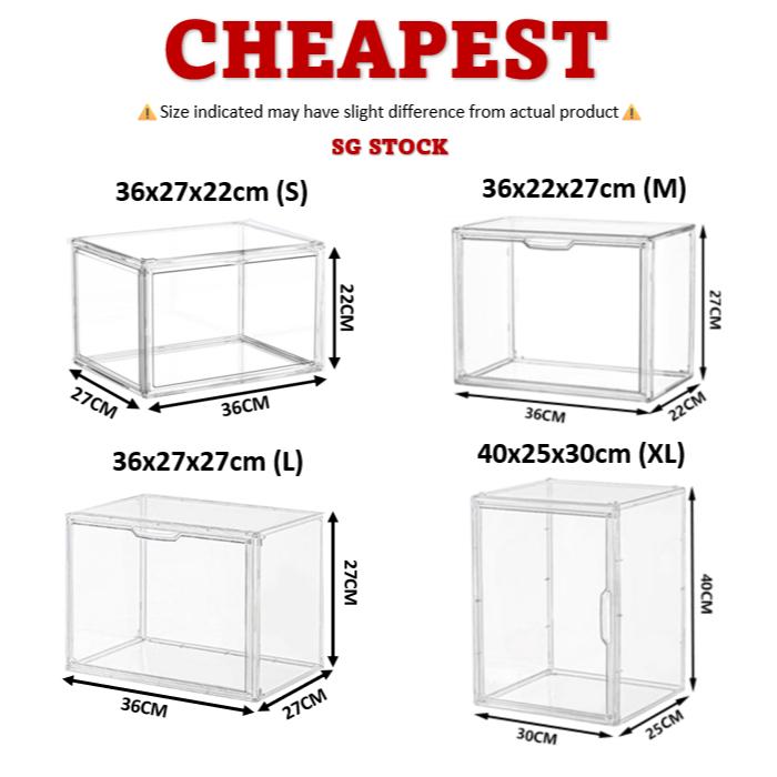 Ultra Clear Stackable and Magnetic Acrylic Display Storage Box - TikTok ...