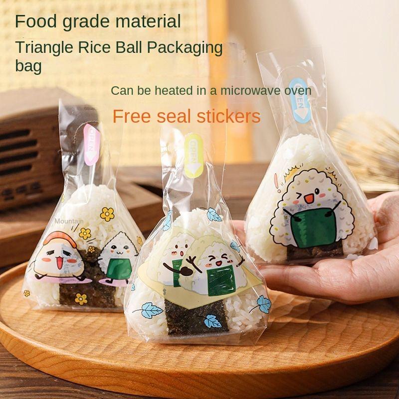 Premium Japanese Triangle Rice Ball Bags| Ideal For Sushi, Onigiri ...