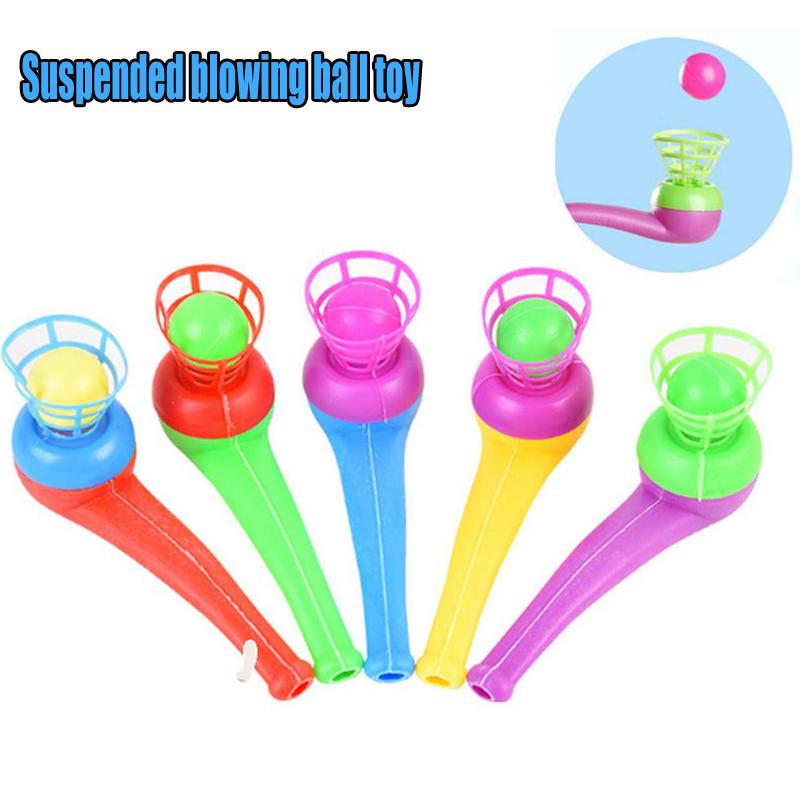 1/10PCS Pipe Ball Party Gifts Colorful Magic Blowing Pipe Floating ...