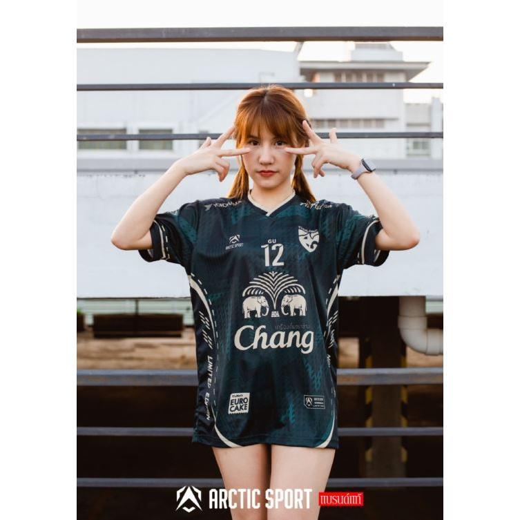 เสื้อกีฬา แฟชั่น AV001 และ GU12 สำหรับผู้ชายและผู้หญิง คอวี แขนสั้น ...