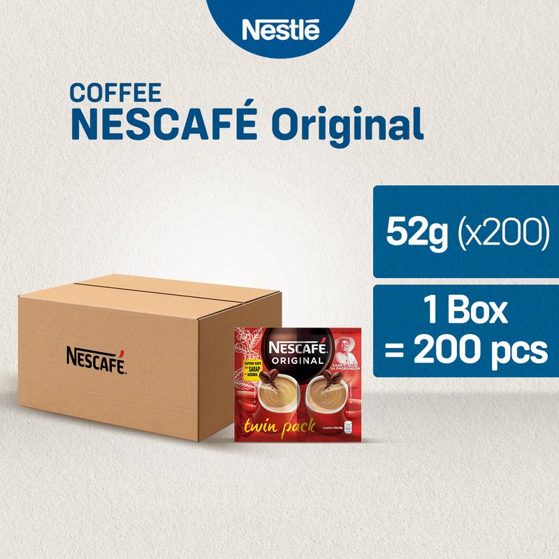 [CASE] NESCAFÉ Original 3-in-1 Coffee Twin Pack 52g - Pack o - TikTok ...