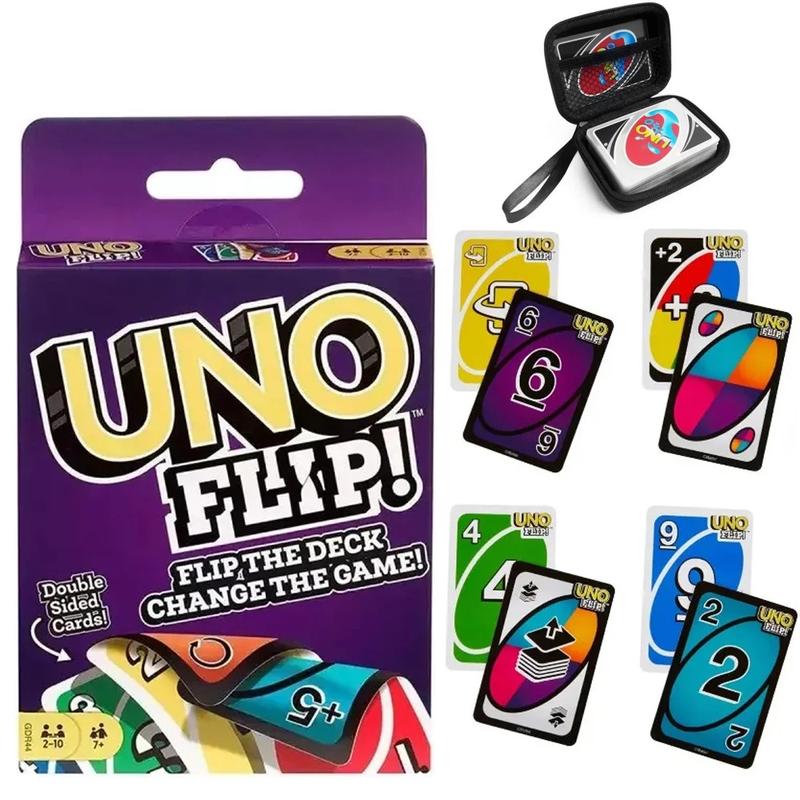 UNO FLIP! Card Games with box Family Funny Entertainment Board - TikTok ...