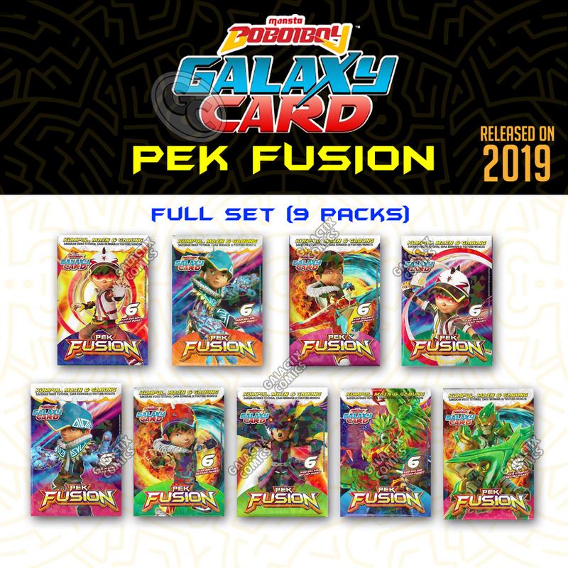 Kad BoBoiBoy Galaxy Card Pek Fusion Full Set Cards - TikTok Shop Malaysia
