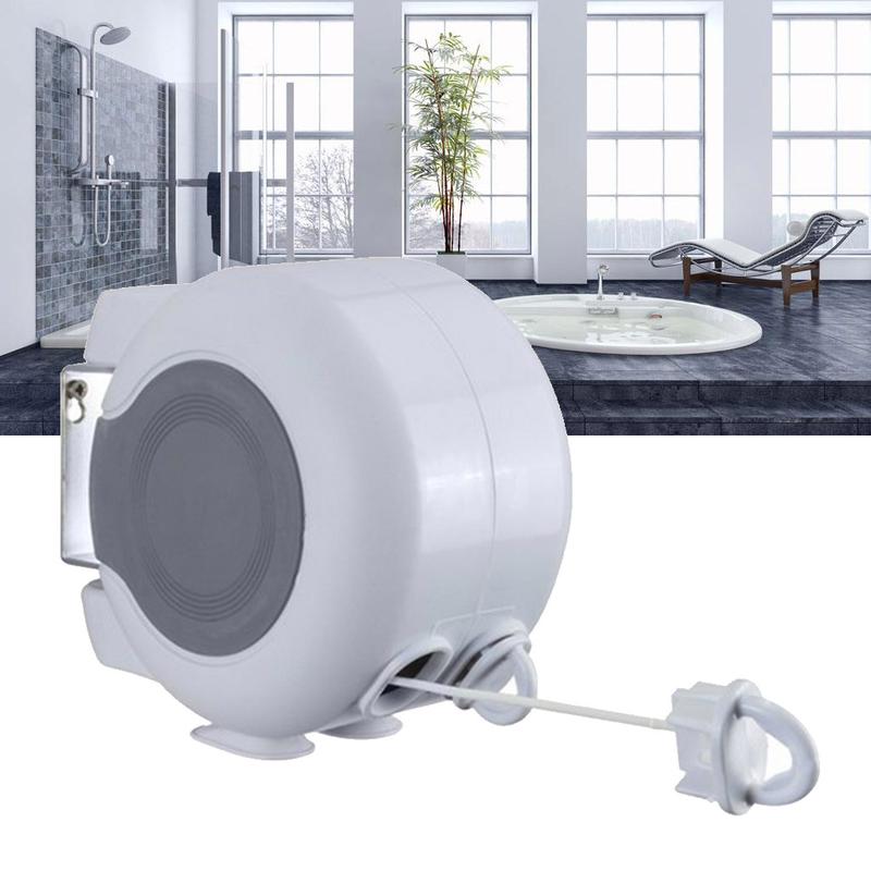 26m Long Retractable Washing Line Heavy Duty Extending Rustproof ...