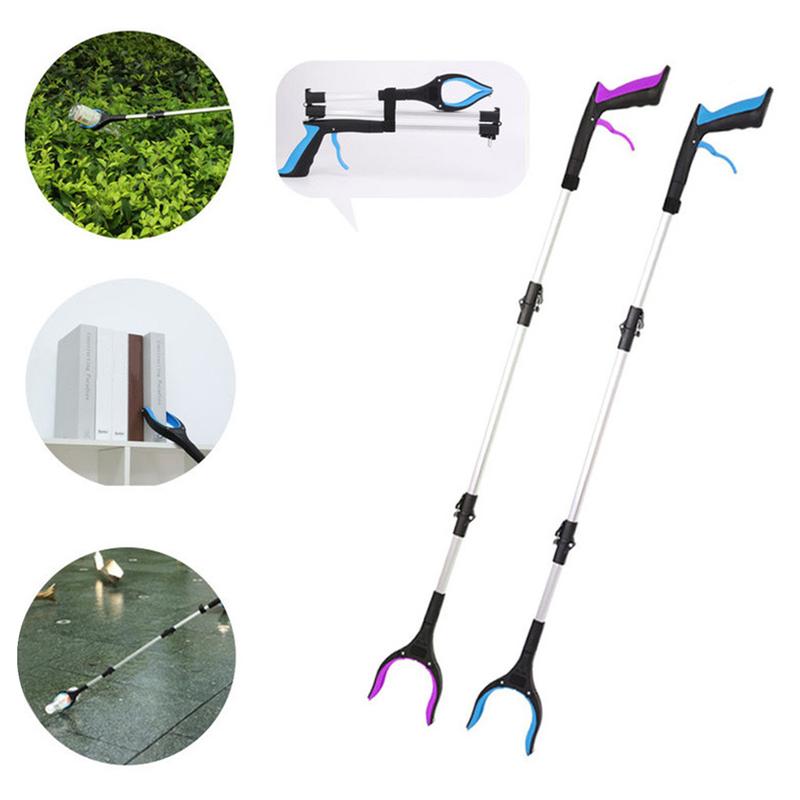 Extra Long Grabber Reacher Tool Foldable Design Long Handle 360-Degree ...