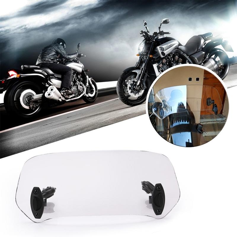 Motorcycle front windshield adjustable height windshield - TikTok Shop ...
