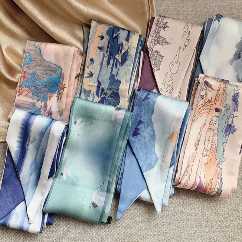 torade Fashion Floral Headband Ribbon Oil Painting Hair Ribbon - TikTok ...