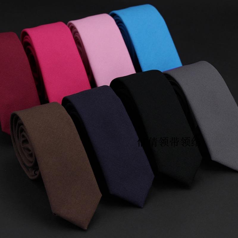 5cm High Quality Ties Pink Grey Blue Orange Jacquard Tie Solid - TikTok ...
