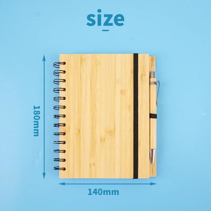 Bamboo Design Notebook Notepad with Pen - Perfect for Office - TikTok ...