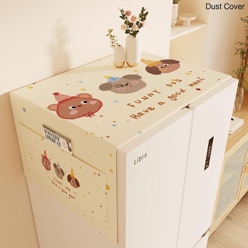 Refrigerator Dust Cover Cloth Single and Double Door Top Can - TikTok ...