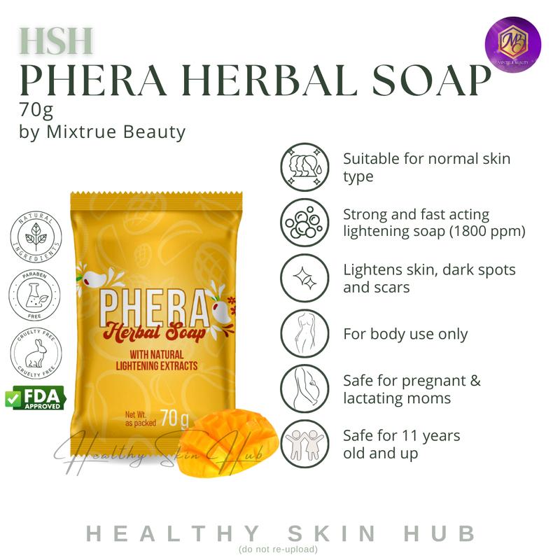 Phera Herbal Soap Mixtrue Beauty Revitalize Your Skin with Fragrant - TikTok Shop Philippines