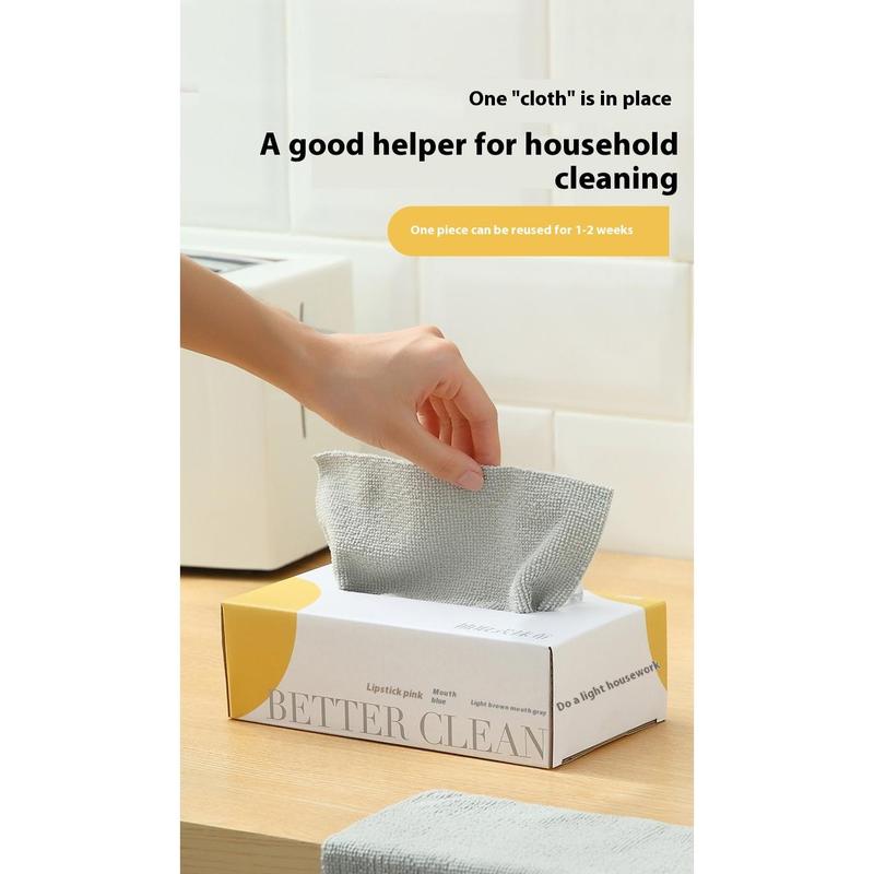 Microfiber Removable Rag Absorbent Decontamination Kitchen Rag - TikTok ...
