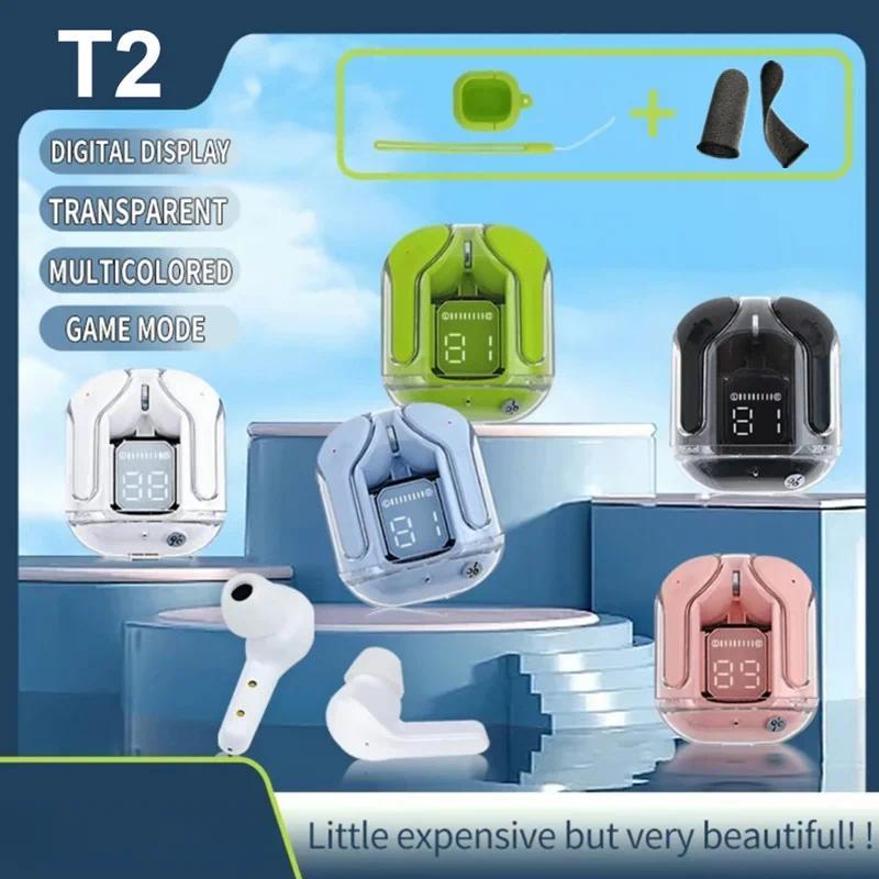 Original New T2 TWS Transparent Wireless Bluetooth Headset HIFI ...