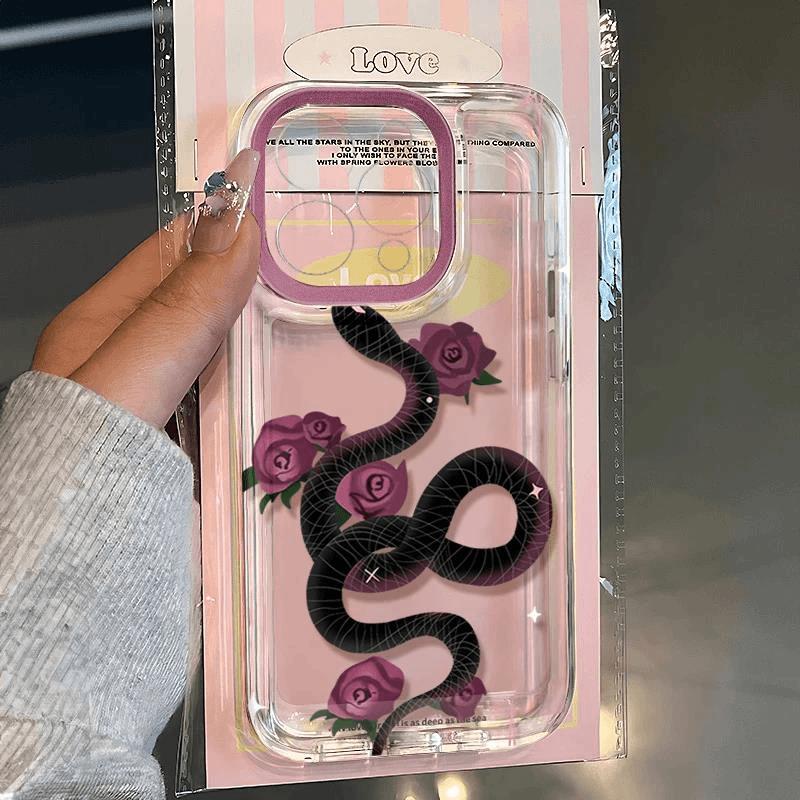 Purple Snake is suitable for iPhone 1615 Promax phone case 141312 Pro ...