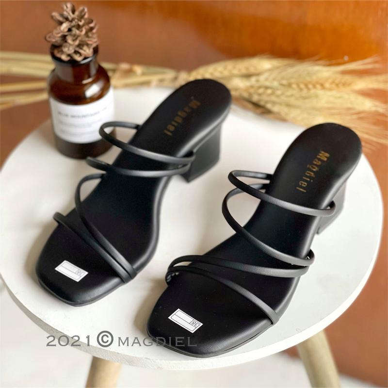 Magdiel Valen Heels Tali Wanita Sandal Wanita Hak Tahu 5 cm - Shop ...