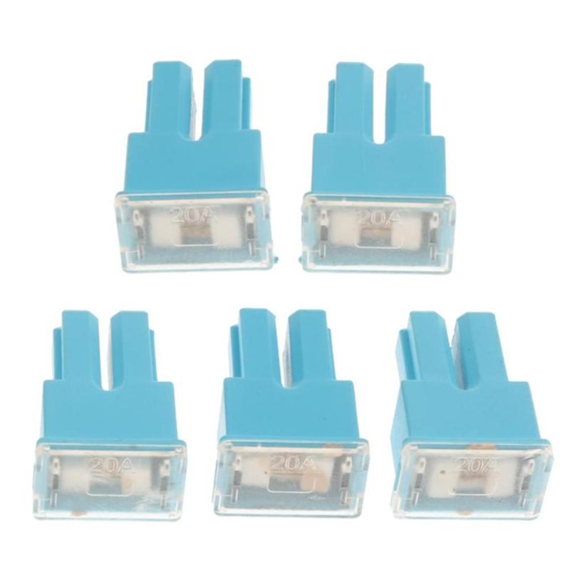 5 Pieces Car FLF-S Standard Female Cartridge Fuses 6 32V Yellow ...