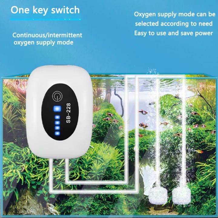 Portable Oxygen Pump Fish Oxygen Long Battery Life SEBO Mini - TikTok ...