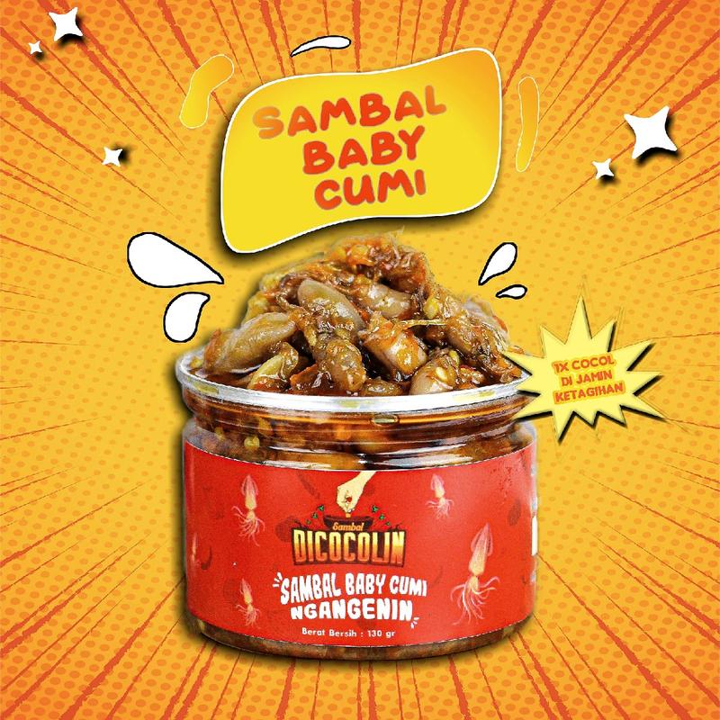 Sambal BabyCumi Ngangenin Makanan Food Kaleng halal SPP-IRT Instan ...