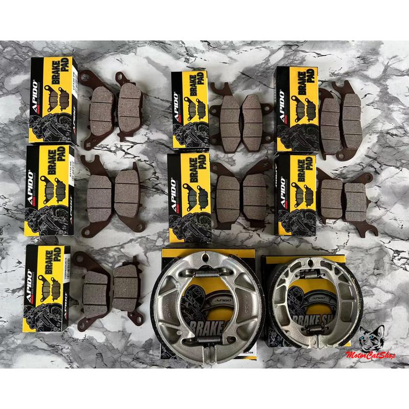 Brake Pad Set (Apido) Brake Pad Yamaha Y15 / LC135 / Y16 / RG / SRL ...
