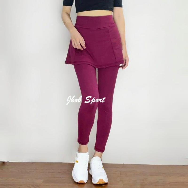 JHOB SPORT Legging Panjang Rok Muslimah/Leggiing Panjang Rok - Shop ...