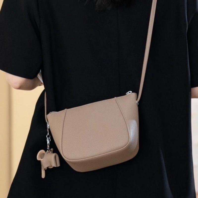 Molisa กระเป๋าแฟชั่น หนัง กระเป๋าสะพายข้าง กระเป๋าถือ A0062# - TikTok Shop Thailand