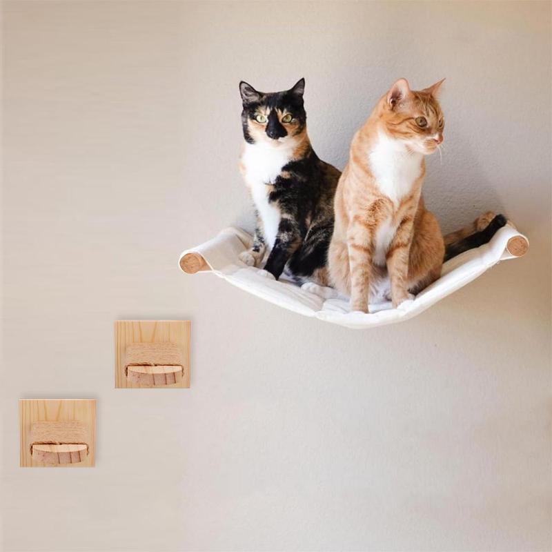 Wall Mounted Cat Hammock, Cat Wall Shelf, Cat Wall Bed, Cat Climbing ...