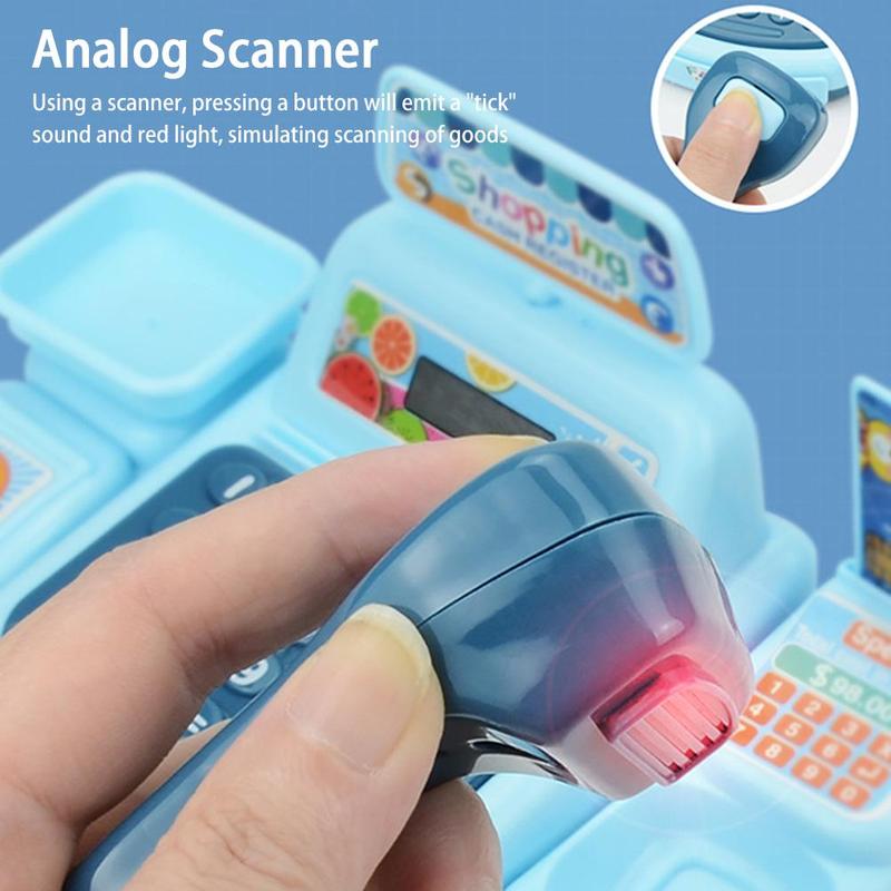 1 Set Children Simulation Cartoon Cash Register Cashier Simple - TikTok ...