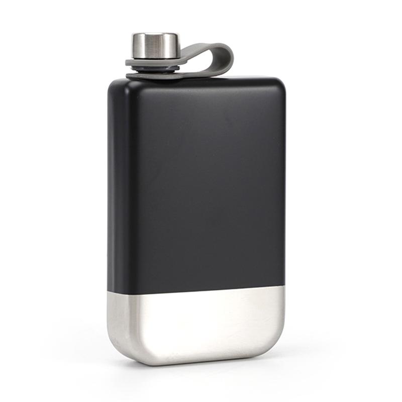 9 Oz Leakproof Stainless Steel Flask Whisky Wine Flask for Outdoor ...