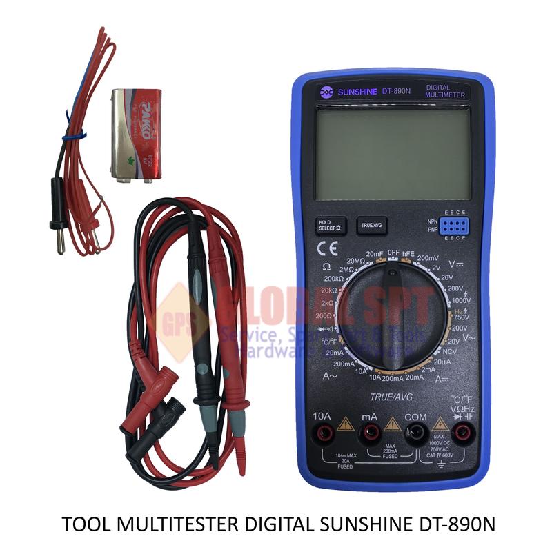 TOOL MULTITESTER DIGITAL SUNSHINE DT-890N / TOOLS - Shop | Tokopedia