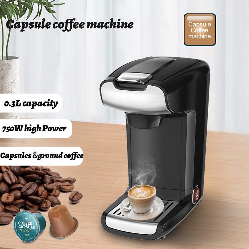 Household Single Cup 300ml Capsule Coffee Machine Electric Small Coffee ...
