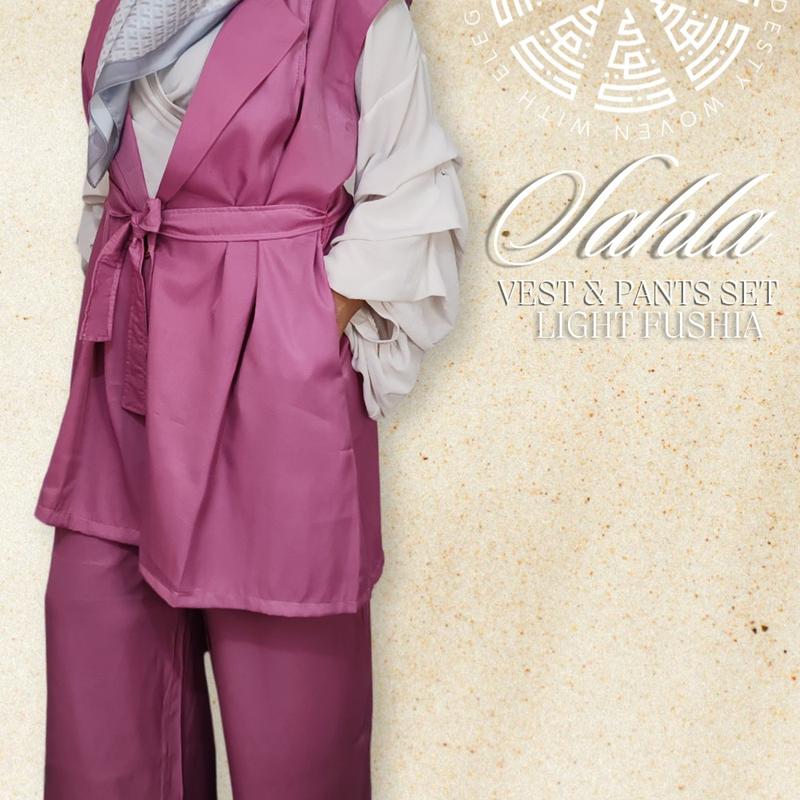 Aniq Sahla Women's Corporate Vest Set with Pants for a Class - TikTok Shop Philippines