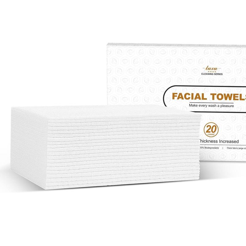 Disposable Face Towel,Biodegradable Facial Towels 9.8"*9.8",20 - TikTok ...