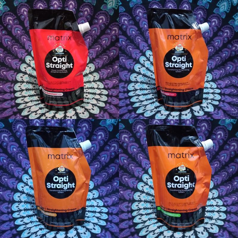 Matrix Smoothing Optistraight 500ml Step 1 Step 2 Resistant Extra ...