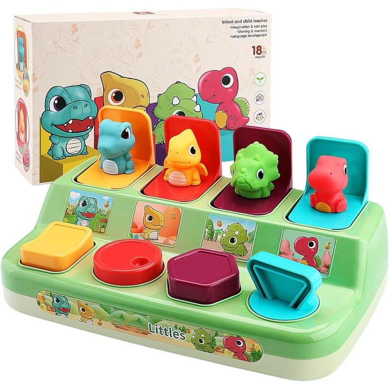 Interactive Pop Animal Up Pals Baby Toy,Cause and Effect Toy,Early ...