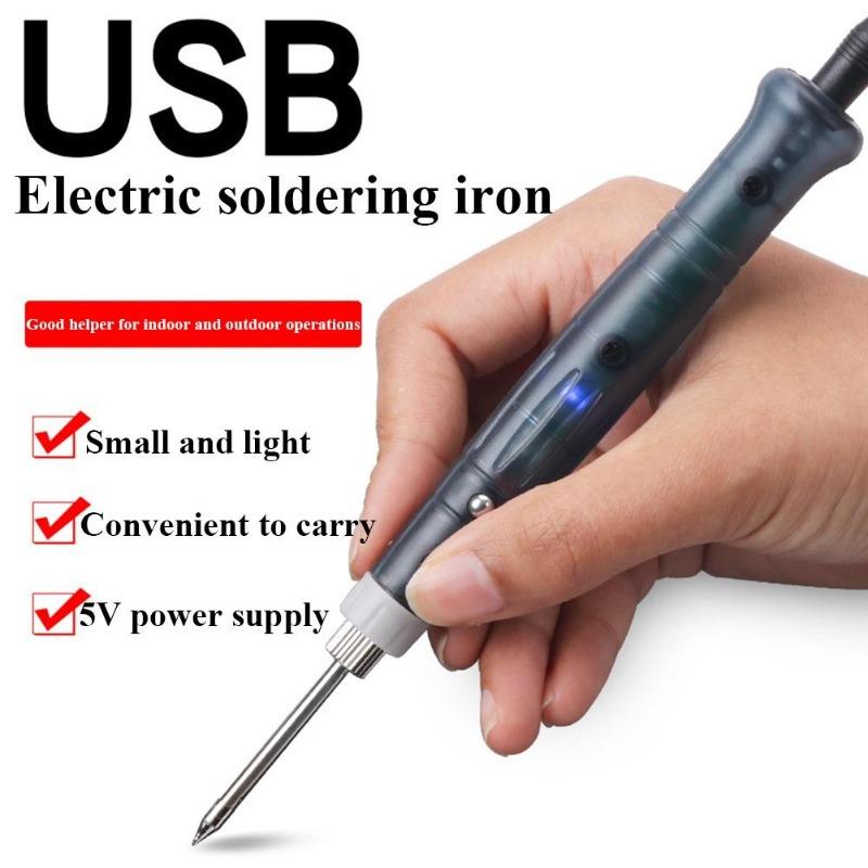 Besi Memateri USB, 5V, Alat Pemanas Elektrik Profesional, Kerja ...