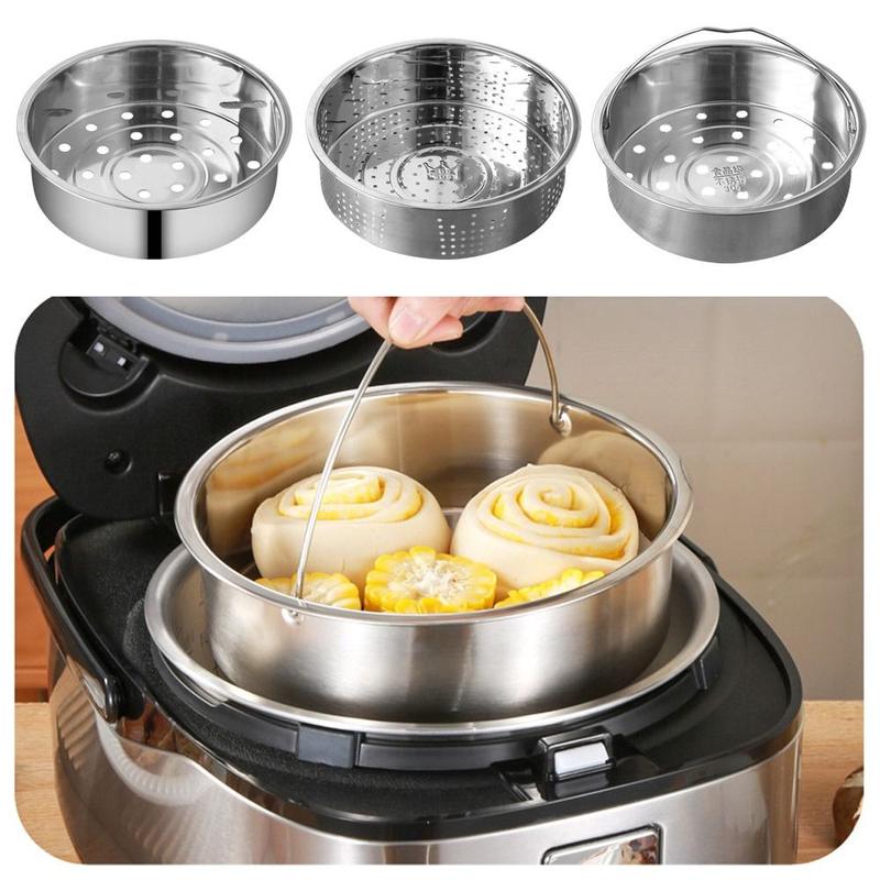 Multi-Function 304 Stainless Steel Food Steamer Basket Rice Pressure ...