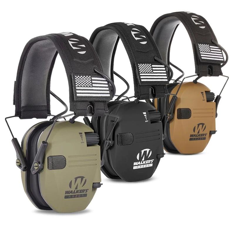 Sports outdoor head-mounted noise reduction electronic earmuffs ...