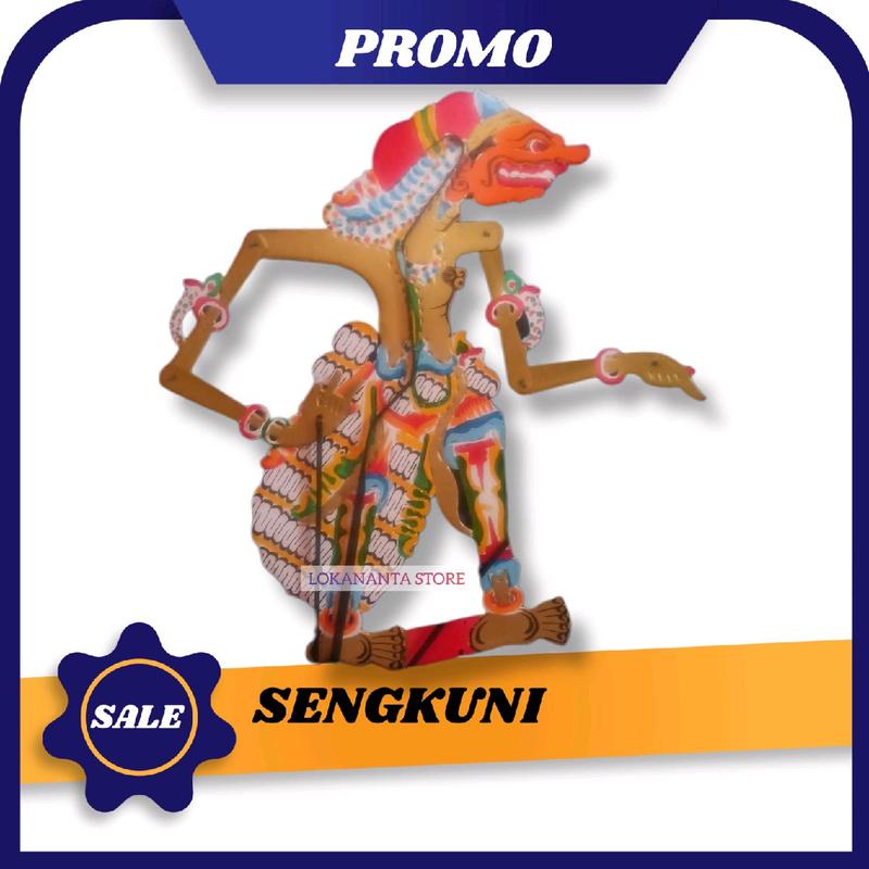 Wayang Kertas Sengkuni Sangkuni Bahan Kulit Duplex - Shop | Tokopedia