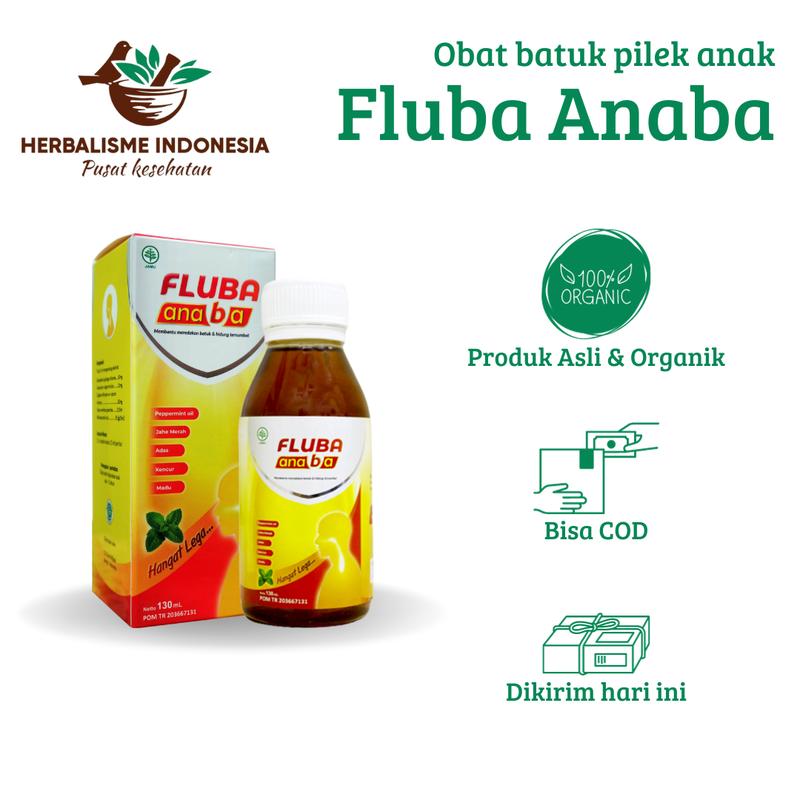 MADU FLUBA ANABA - SIRUP BATUK DAN FLU ANAK - 130gr - Honey Syrup ...