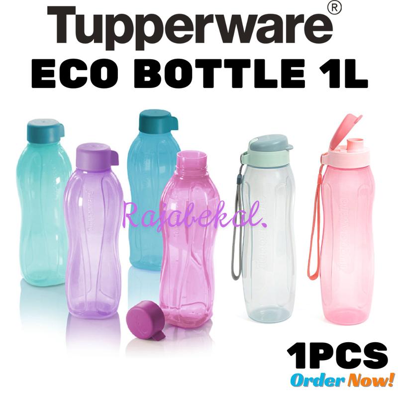 PROMO Tupperware Eco Bottle 1L Flip & Ulir Eco-Friendly - Shop | Tokopedia